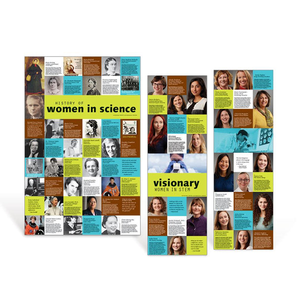 Women in Science Poster Set | STEM | Visualz