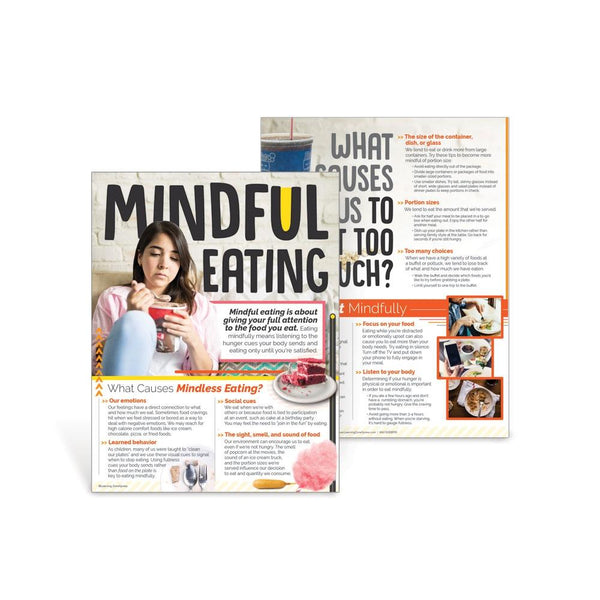 Mindful Eating Handouts | Nutrition Education | Visualz