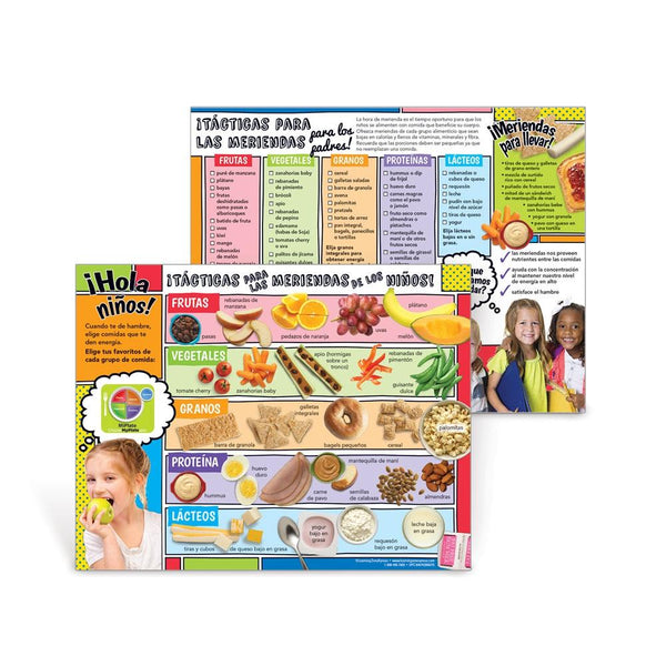 Snack Strategies Spanish Handouts | Child Nutrition | Visualz