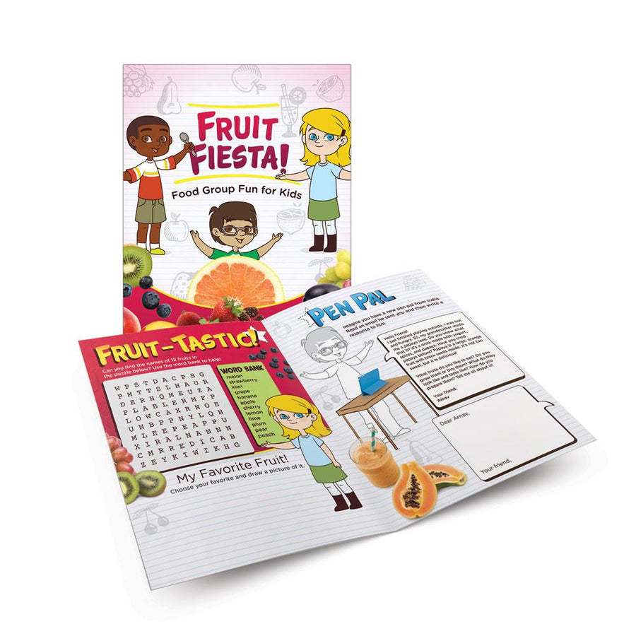 Importance of Fruits & Vegetables Activity Books | Visualz