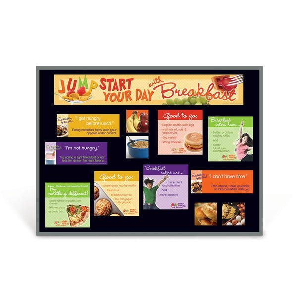 Healthy Nutrition Bulletin Board Kit | Visualz