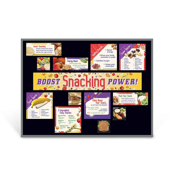 Boost Snacking Power Bulletin Board Kit - Visualz