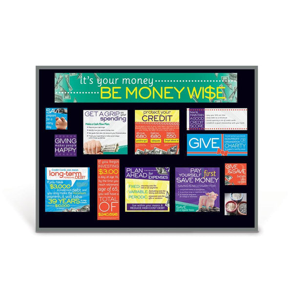 Be Money Wise Bulletin Board Kit - Visualz
