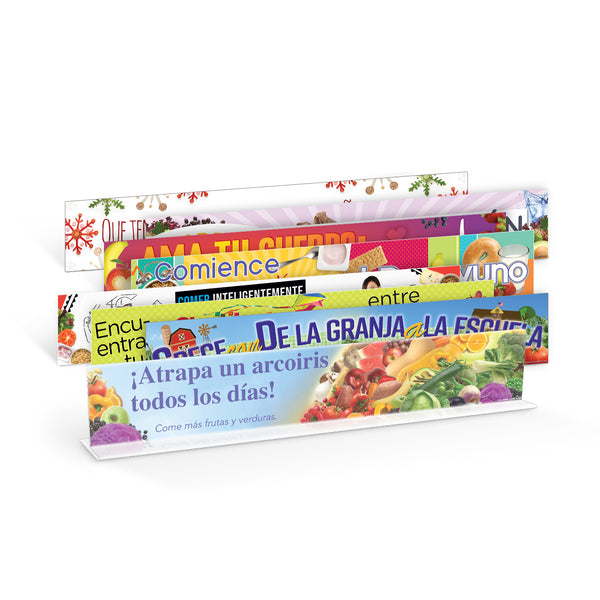 Seasonal Nutrition Sign Set Kit | Cafeteria Graphics | Visualz